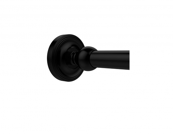 Matte Black Shower Curtain Rod - Jenny Komenda