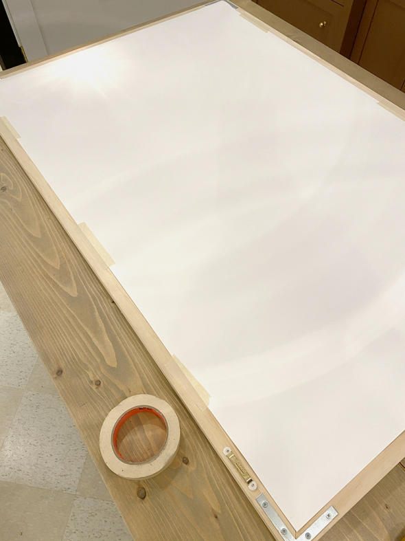 DIY Wood Frame for Oversized Art Prints - Jenny Komenda