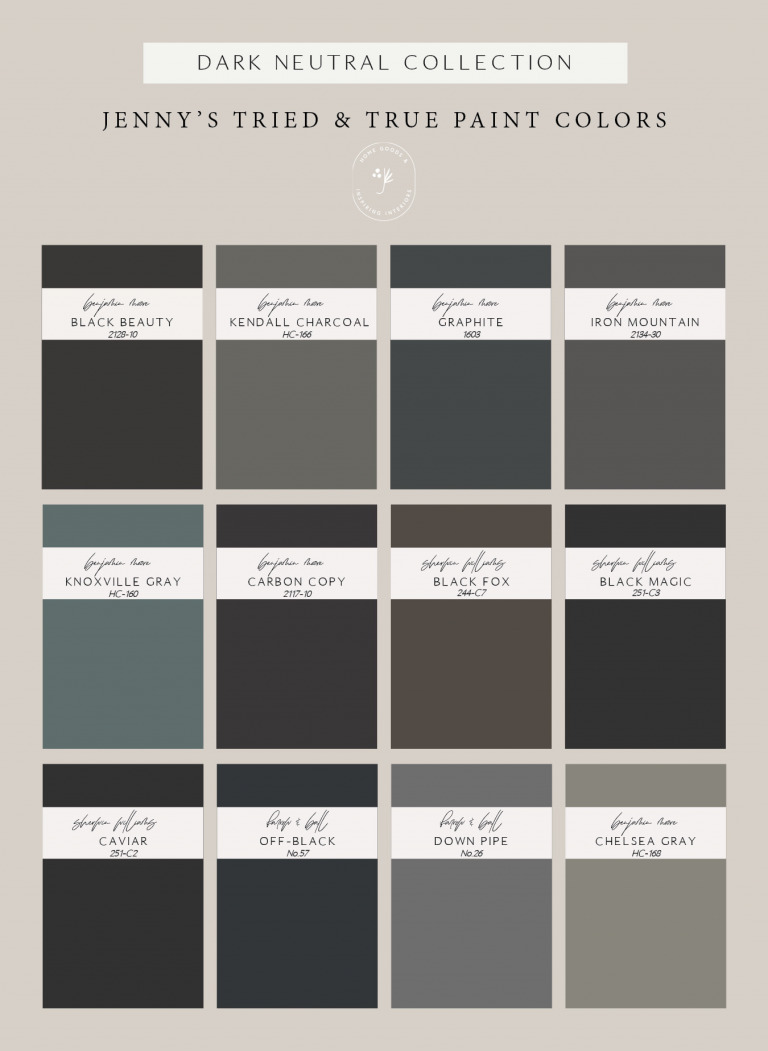 Jenny's Tried & True Paint Colors - Jenny Komenda